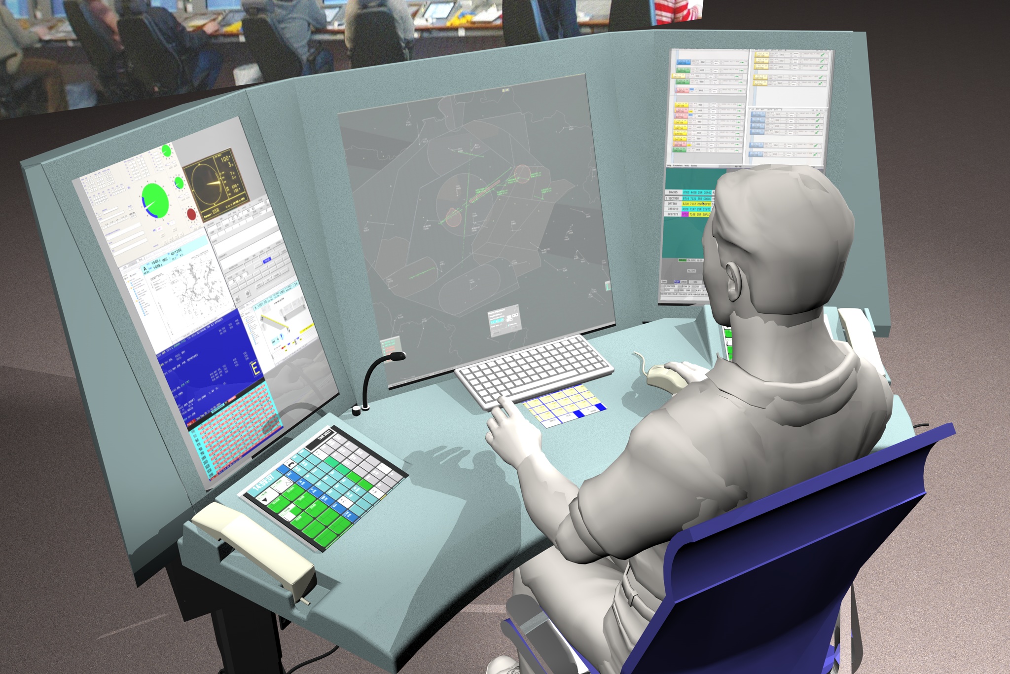 Symbio's team designs Belgocontrol future en-route control room